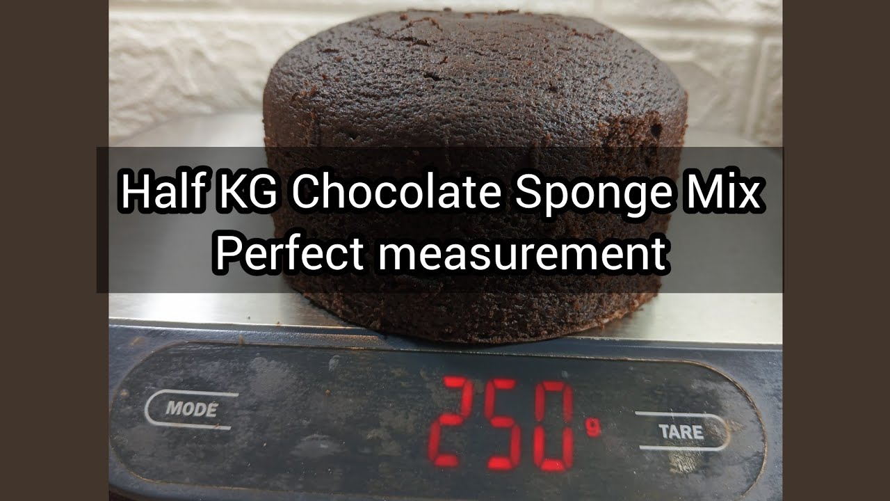 HALF kg CHOCOLATE CAKE ka SPONGE कितना होना चाहिए / Full Proof RECIPE ...