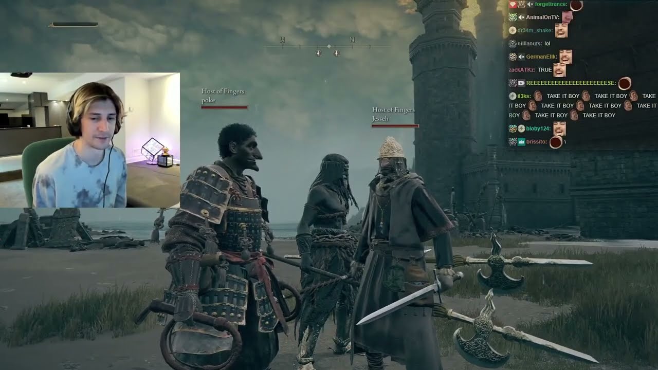 THIS IS GETTING HARD! Elden Ring With Friends ft. Jesse, Poke & Dizzy ...