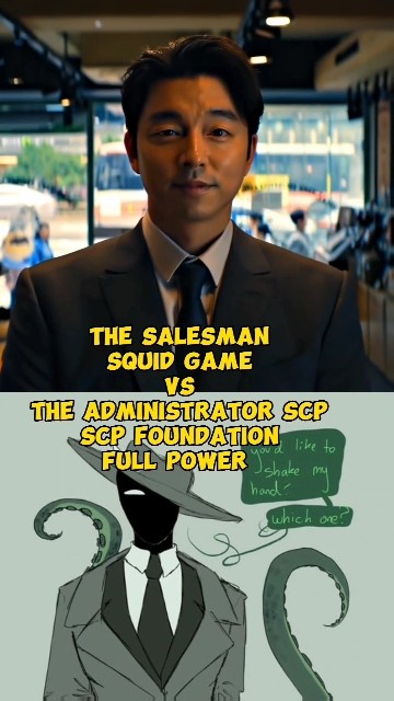 Salesman Vs The Administrator SCP #squidgame #scpfundation #battle # ...
