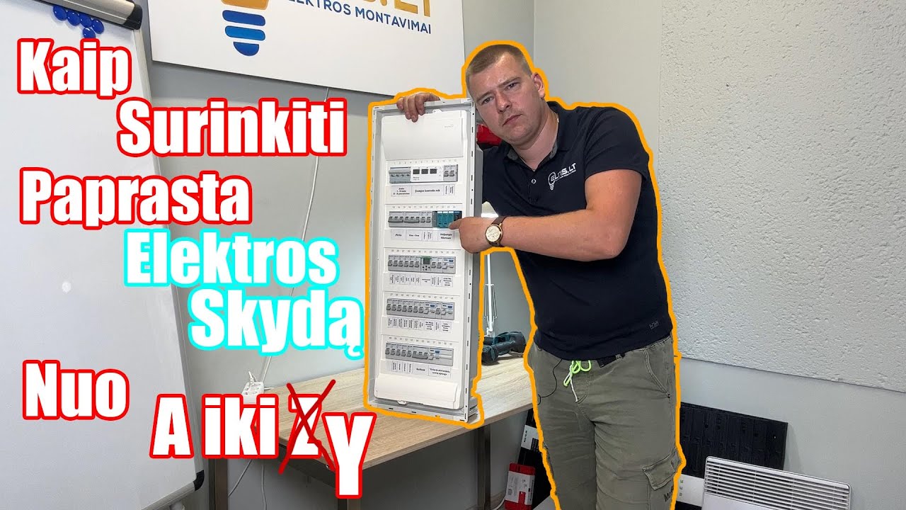 Kaip surinkti elektros skydą? Pilna instrukcija - nuo projekto iki ...
