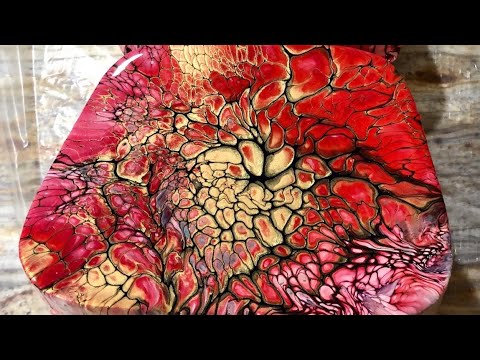 283.  Fabulous Fluid Art Bloom Boxes With House Paint!! / bloom technique / акриловая заливка