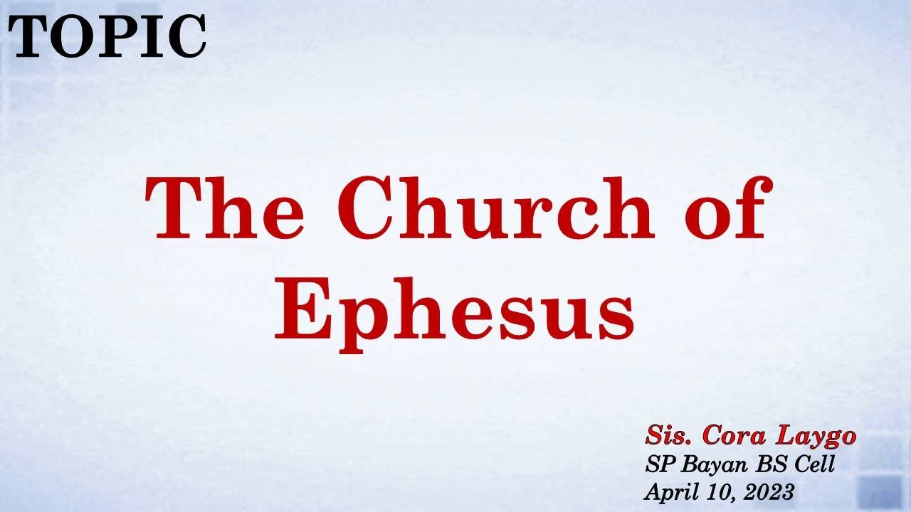 The Church of Ephesus - YouTube