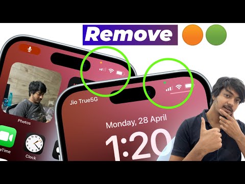 How to Remove Orange and Green Dots on iPhone | iPhone Display Orange/Green Dot on Screen |