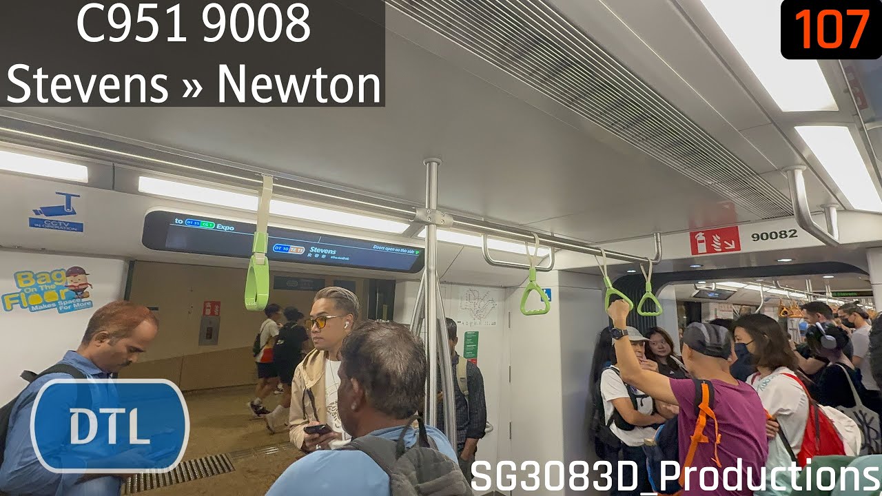 [SBST][Rough Braking] BDR C951 [9008] - DT10 Stevens » DT11 Newton (DTL) - YouTube