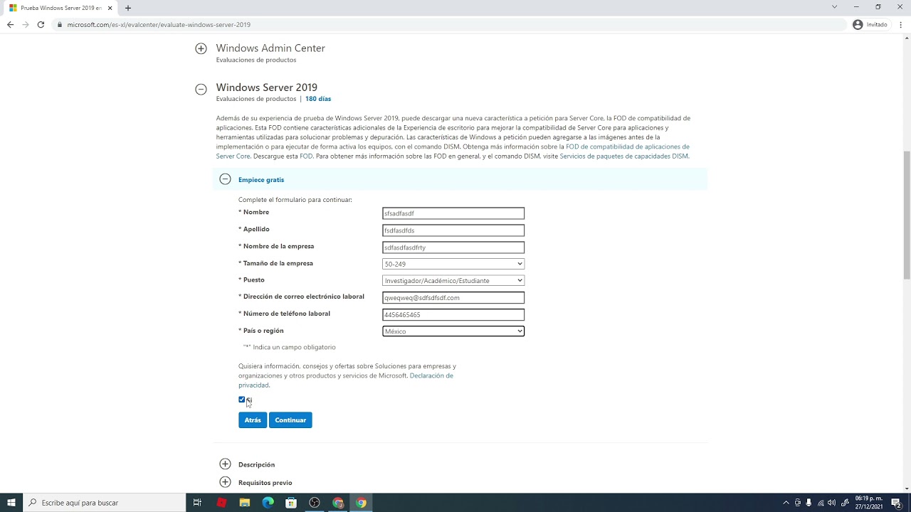 Como Descargar la ISO (Imagen) de Windows Server 2019 - YouTube