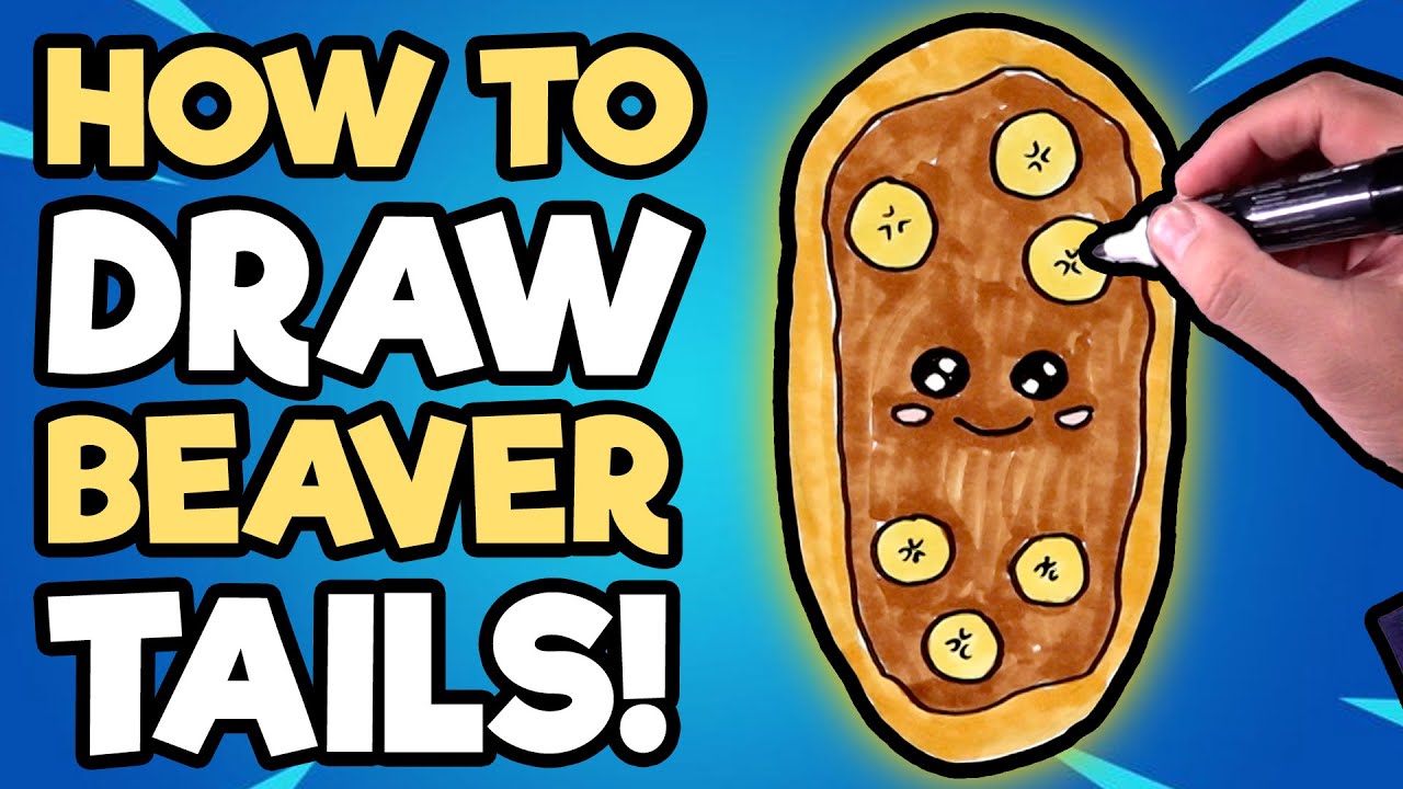 How to Draw Beaver Tails | Time to Draw - YouTube