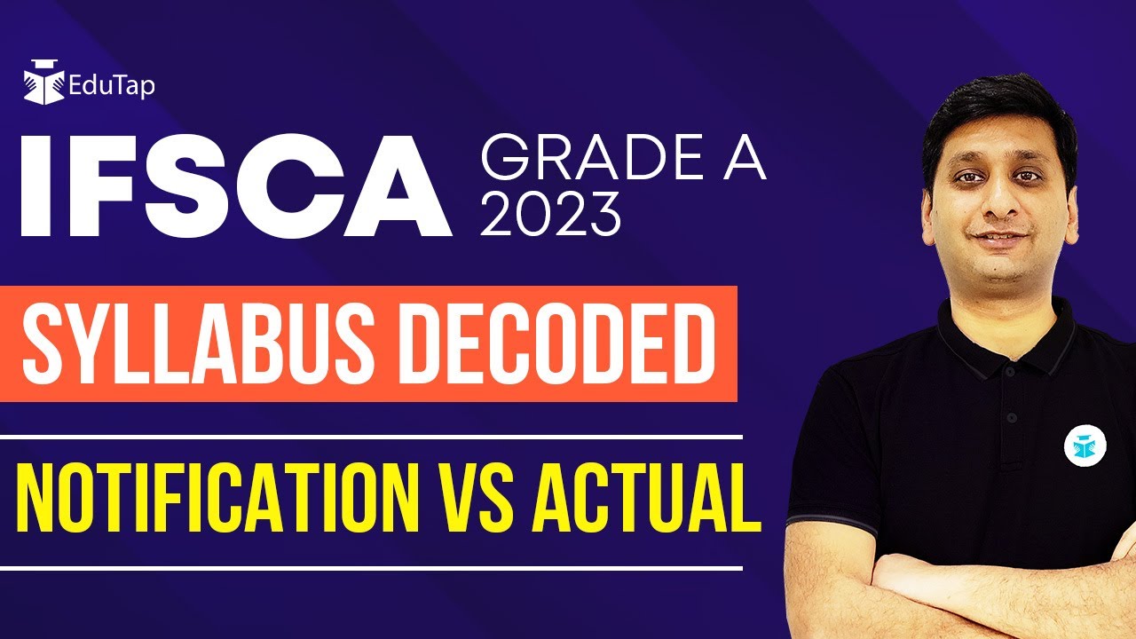 IFSCA Grade A Syllabus | IFSCA Preparation | IFSCA Grade A Recruitment ...