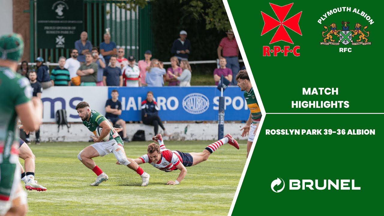 🎥 MATCH HIGHLIGHTS | Rosslyn Park 39-36 Albion - YouTube