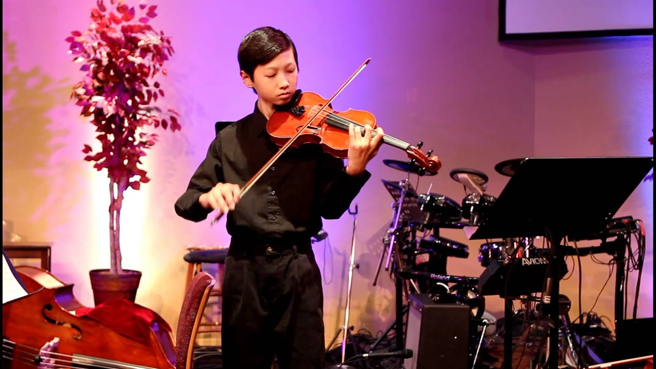 Ethan Ha plays Sonata in e minor, 1st mvt. Allegro -- J.S. Bach - YouTube