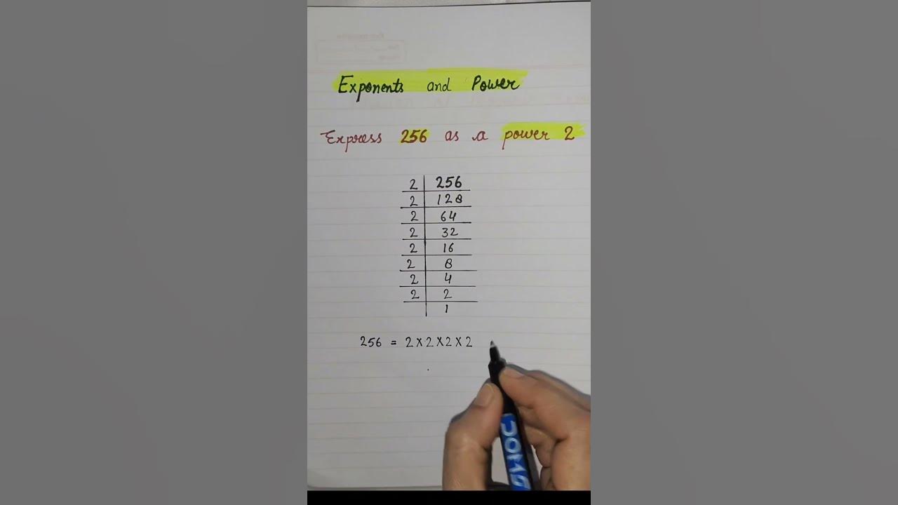 How to find Power of any Number in short #exponentandpower - YouTube