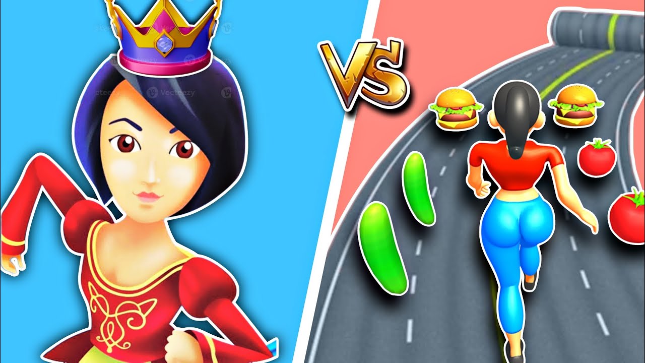 Twerk Race 3D vs girl run in Forward vs Reverse Gaming | All Levels ...