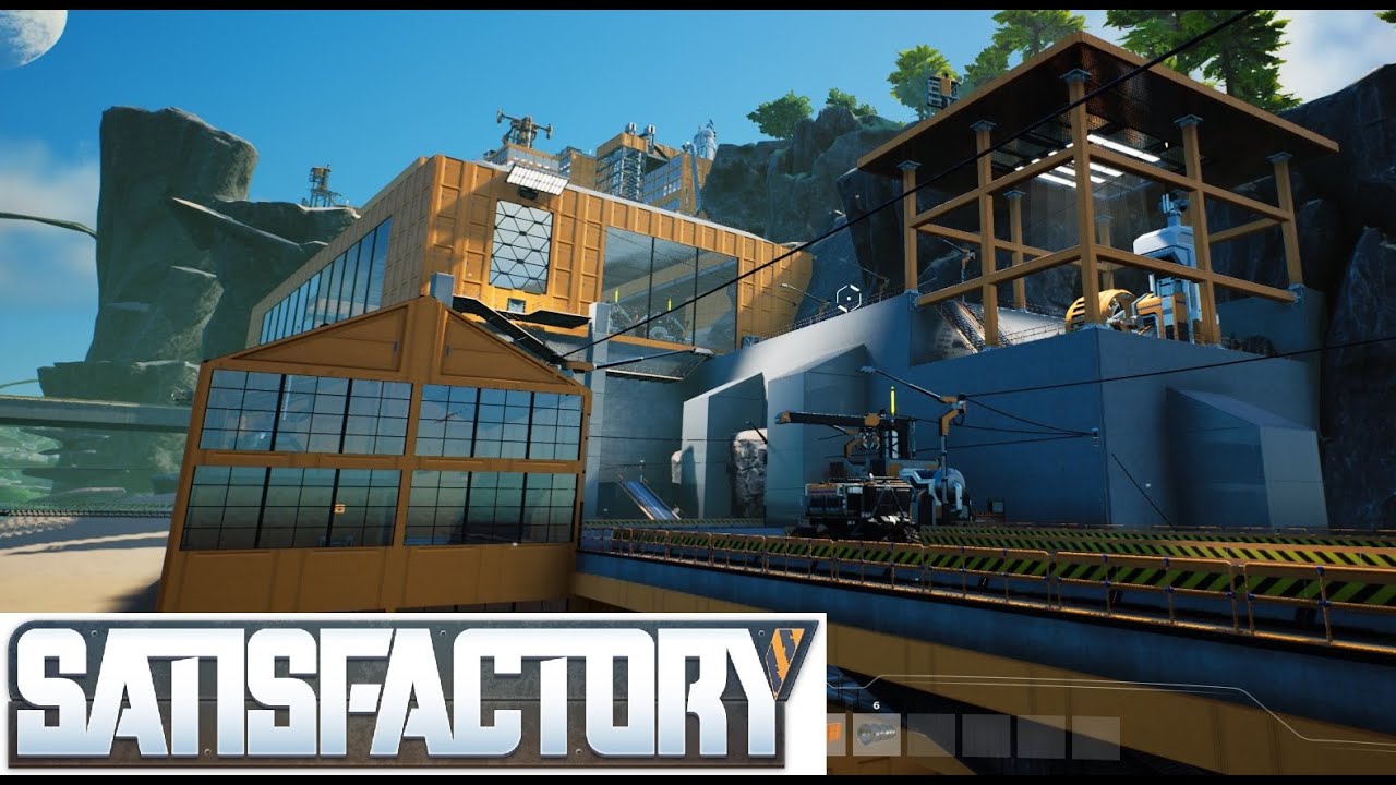 Lets clean up our factory -Satisfactory pt27 - YouTube