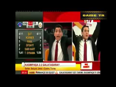Kasımpaşa 2-3 Galatasaray 3.Golden Sonra GS TV Spikerleri [21.03.2015]