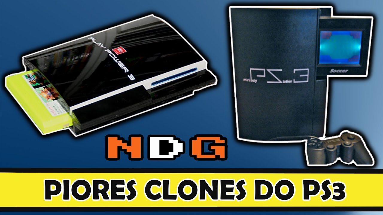 Clones descarados do Playstation 3 - Consoles Piratas - YouTube