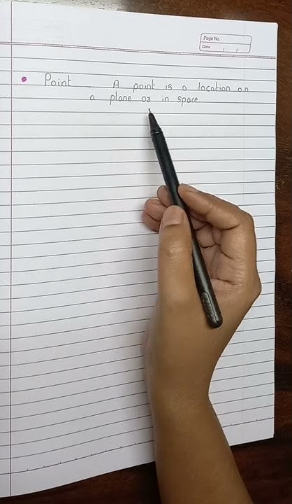 Define Point. - YouTube