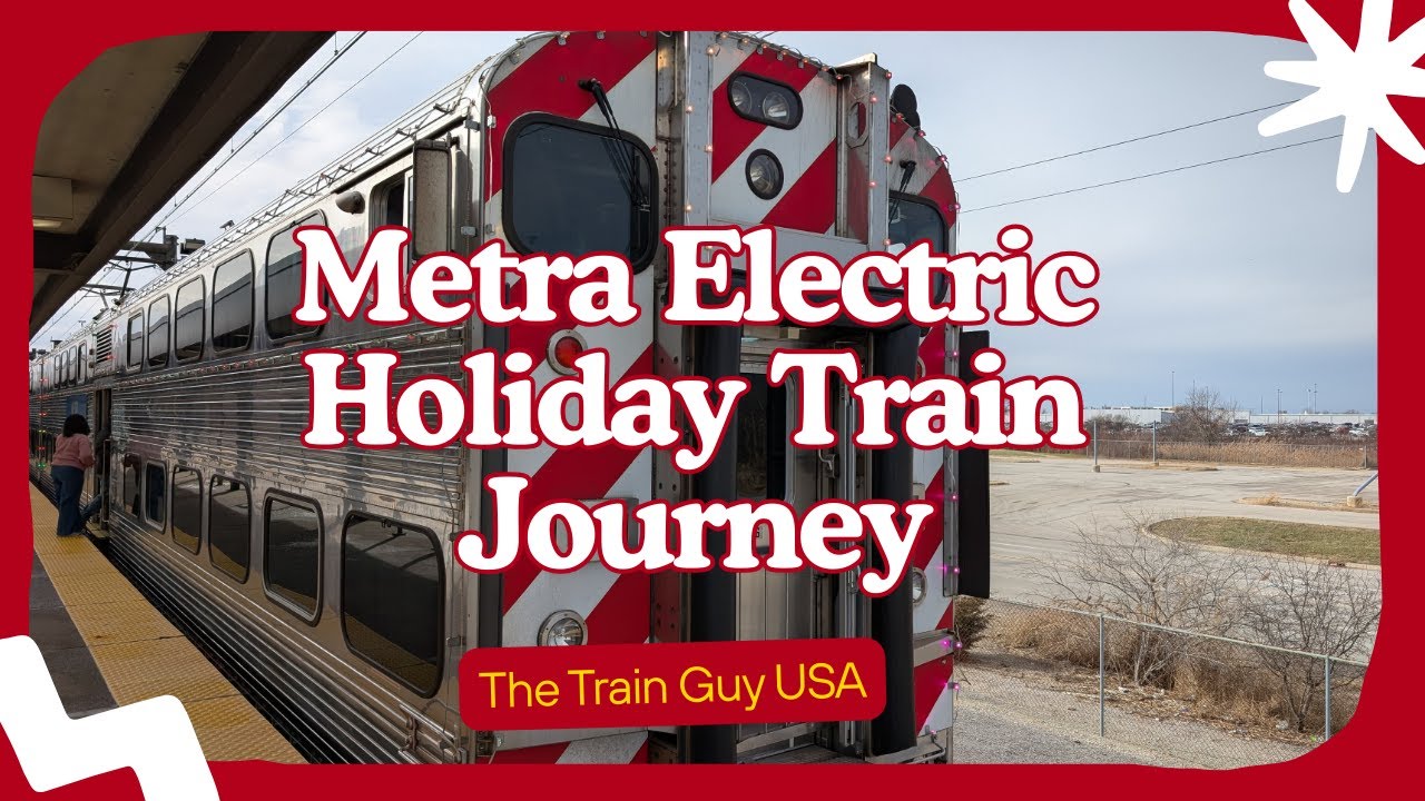 Metra Electric Holiday Train Journey - YouTube