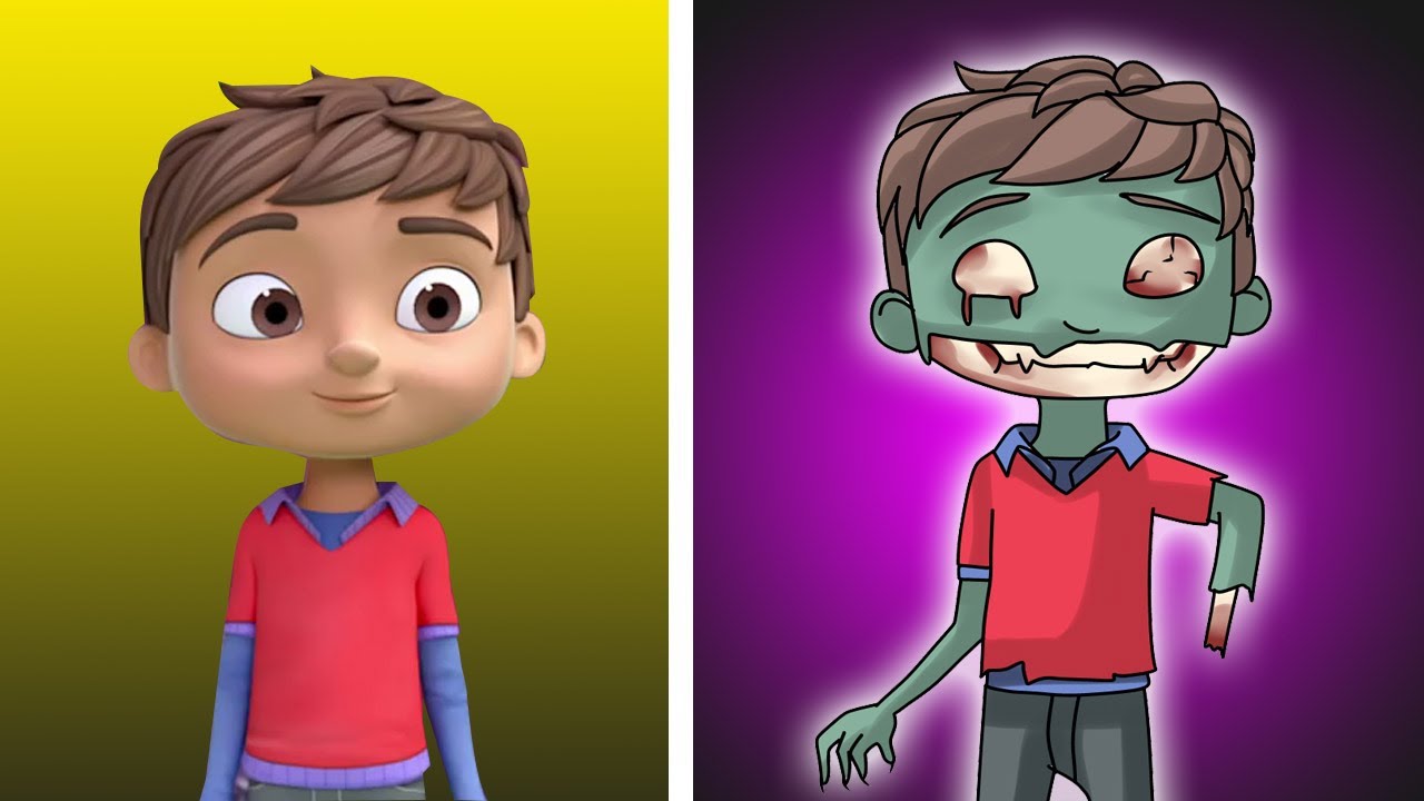 Vampirina EDGAR PEEPLESON As Zombies Version | Art Drawing - YouTube