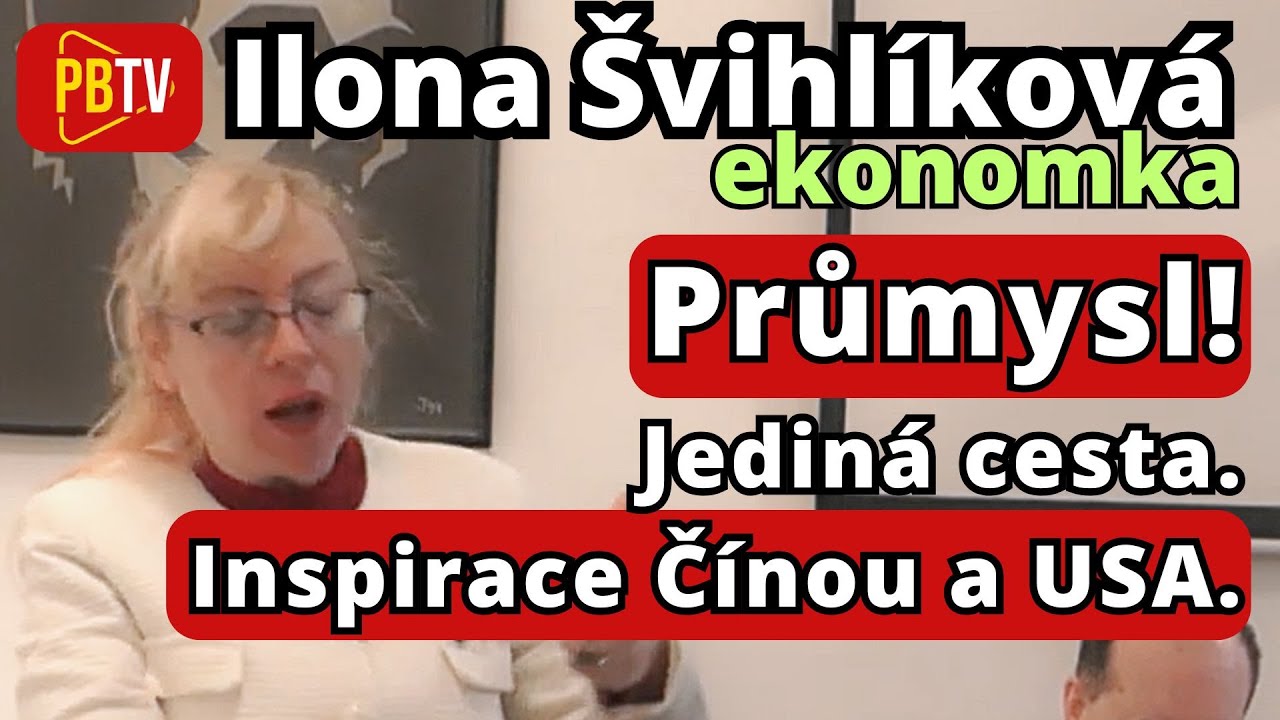 Ilona Švihlíková: Pro znovunastartování růstu průmyslu v ČR nezbytně potřebujeme drajv zdola i ...