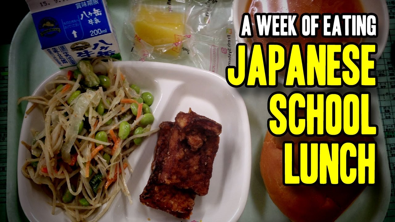 A Week of Eating Japanese School Lunch 1 | 中学校給食 - YouTube