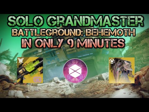 Solo Grandmaster - Battleground: Behemoth - TITAN - in ONLY 9 minutes ...