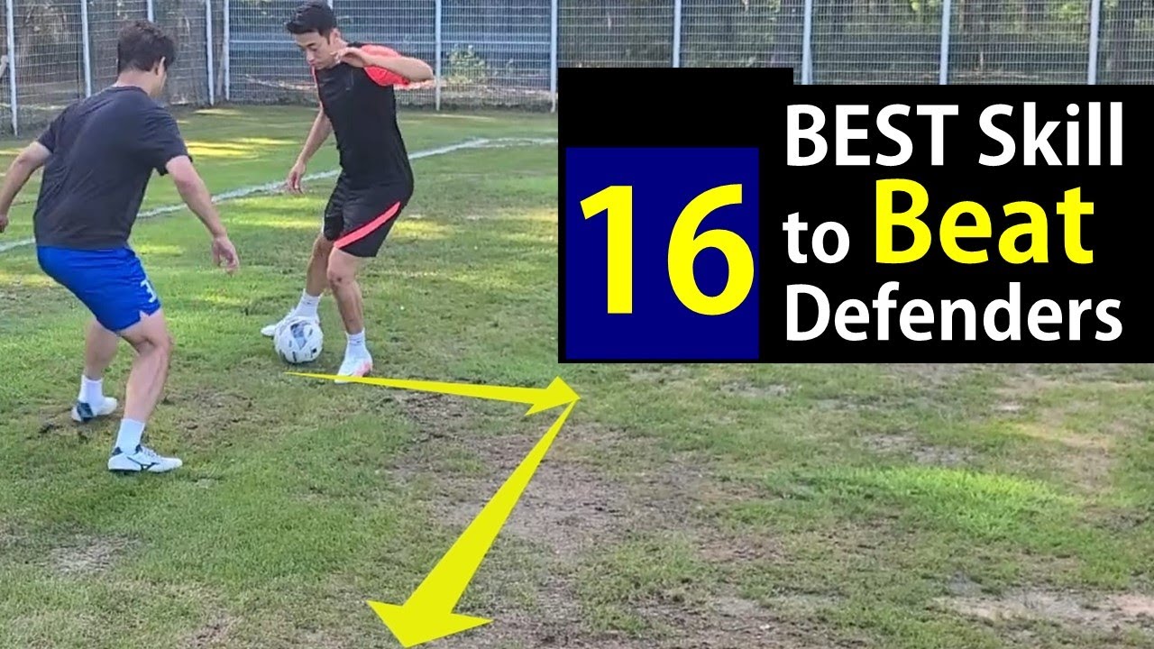 16 BEST Skill to Beat Defenders in Soccer/Football - YouTube