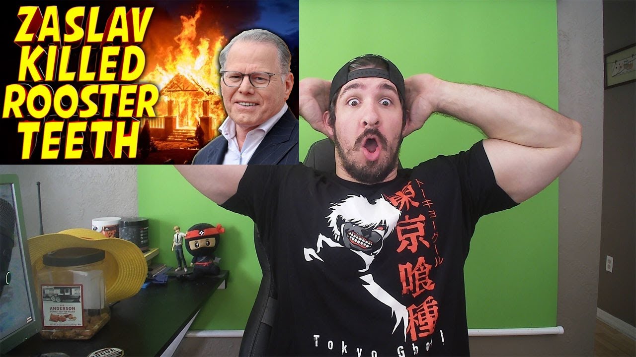 Ninja Reacts to Entertainment News RIP Rooster Teeth - YouTube