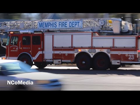 Memphis Fire Department Truck 23 Responding Code 3 #lights #engine # ...