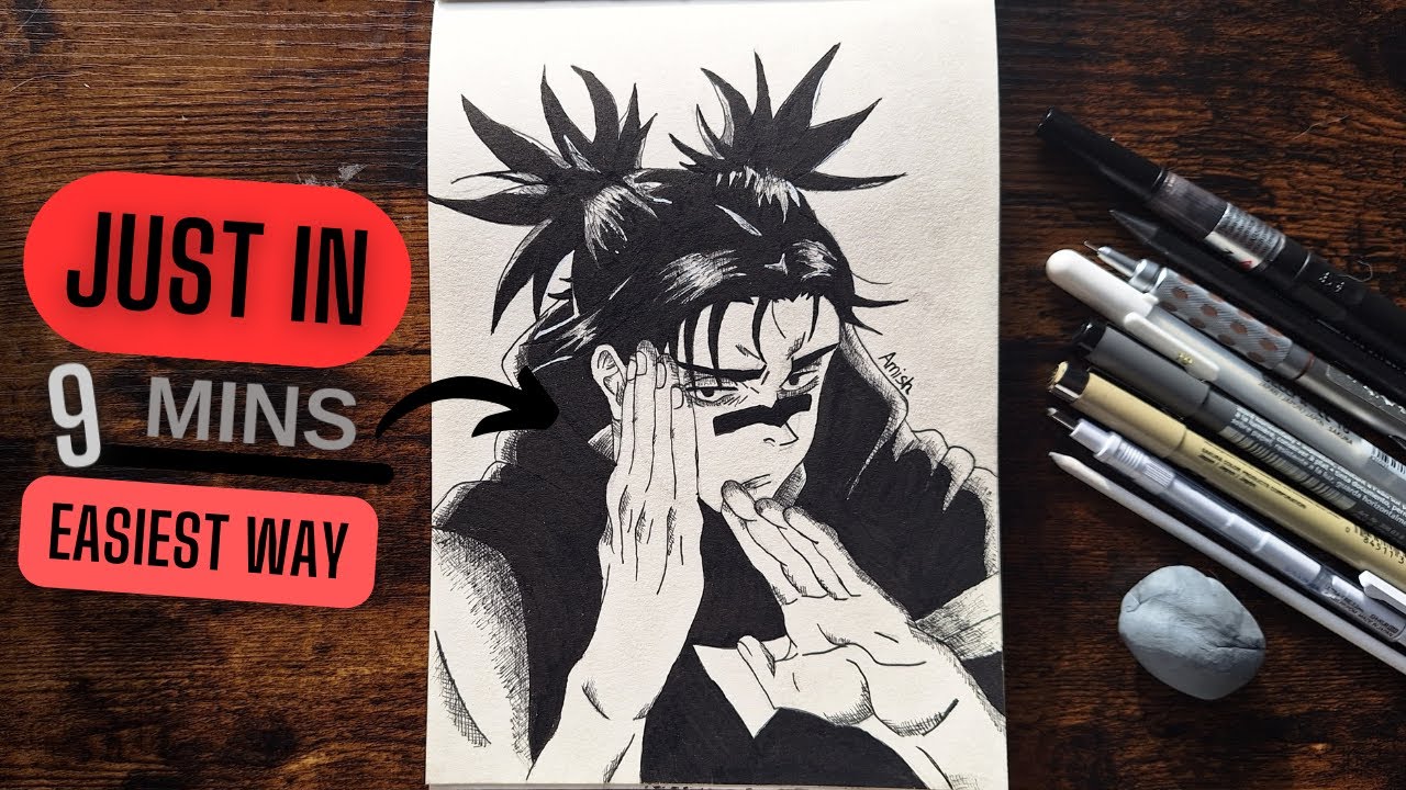 How To Draw Choso - Step By Step Tutorial #jujutsukaisen - YouTube