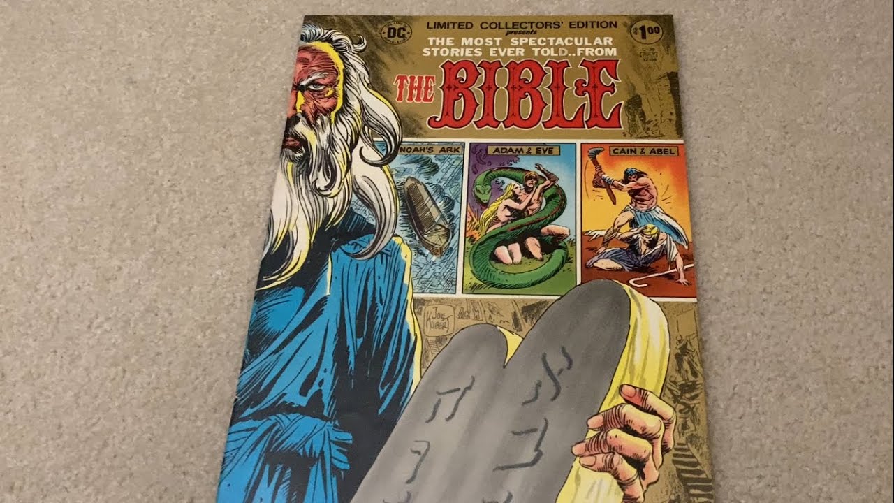 DC Comics’ THE BIBLE #1 (1975) by Sheldon Mayer, JOE KUBERT, & Nestor ...