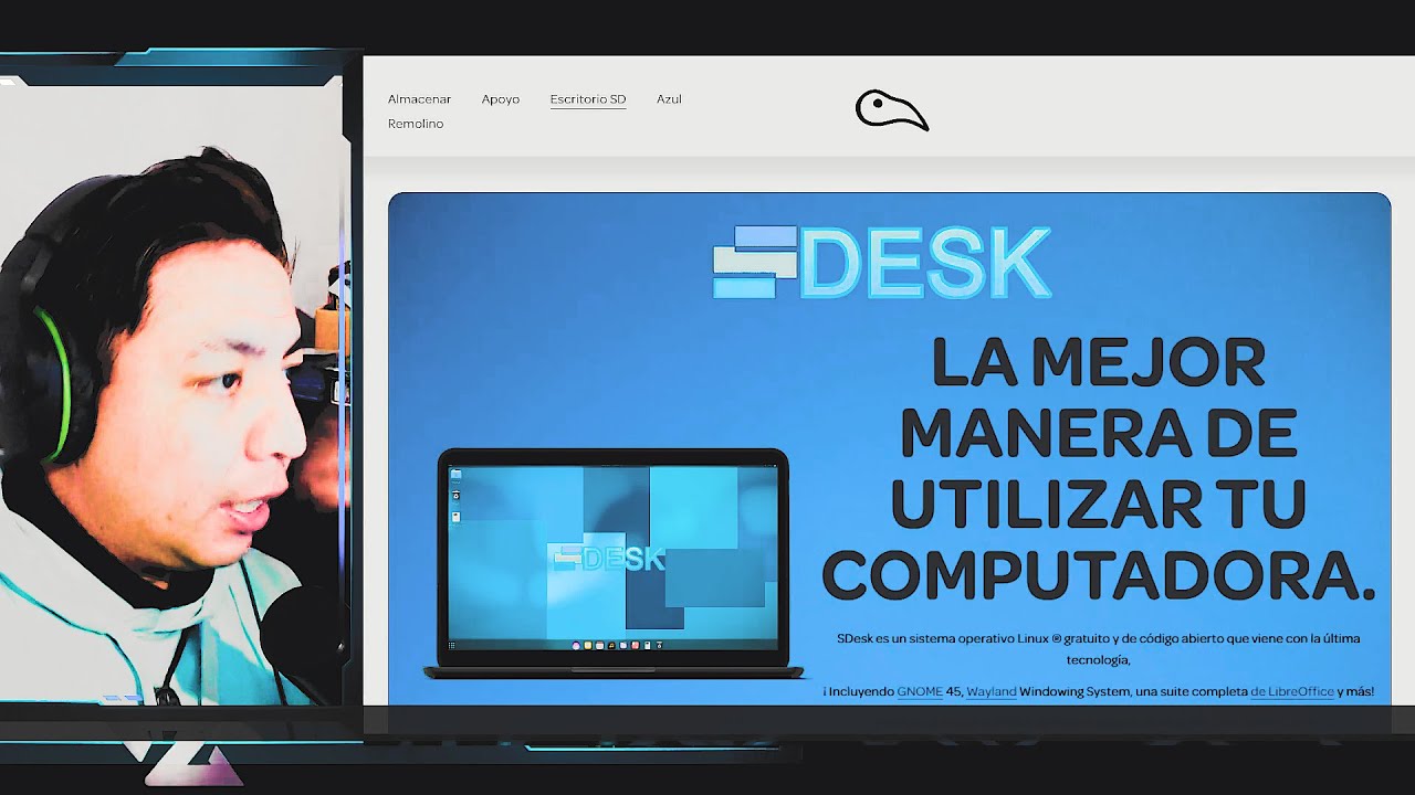 Sdesk Linux | Gnome X Wayland + Remolino ? - YouTube