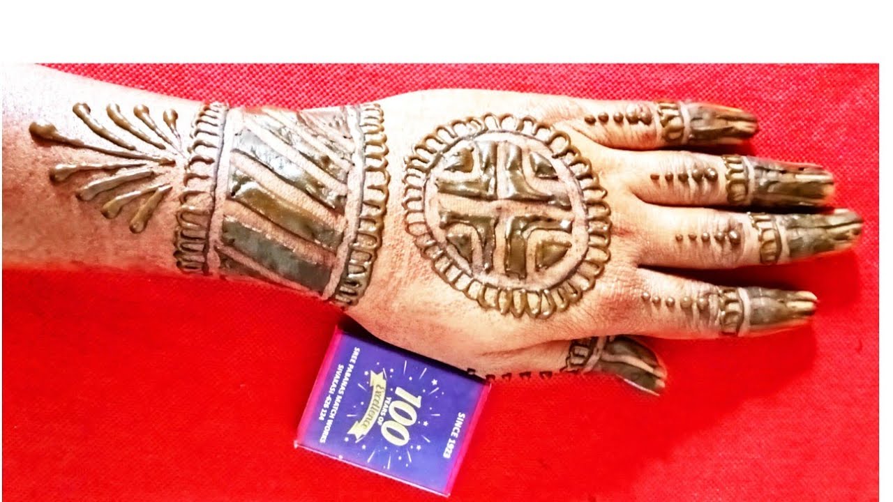 easy mehndi tricks with machis.. simple super mehndi designs #mehndi ...