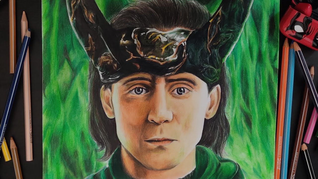 Drawing Loki God Of Stories || Drawing Loki Time-Lapse | DrawingVerse🌳🕐 ...