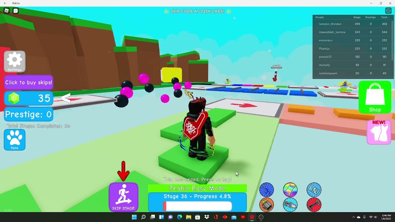Roblox Mega Easy obby Part 1 - YouTube