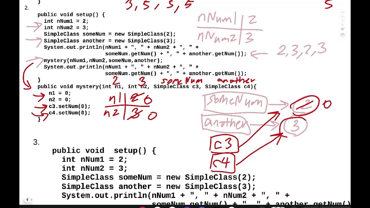 Pointers Worksheet #1 #2 #3 Diagrams SL - YouTube