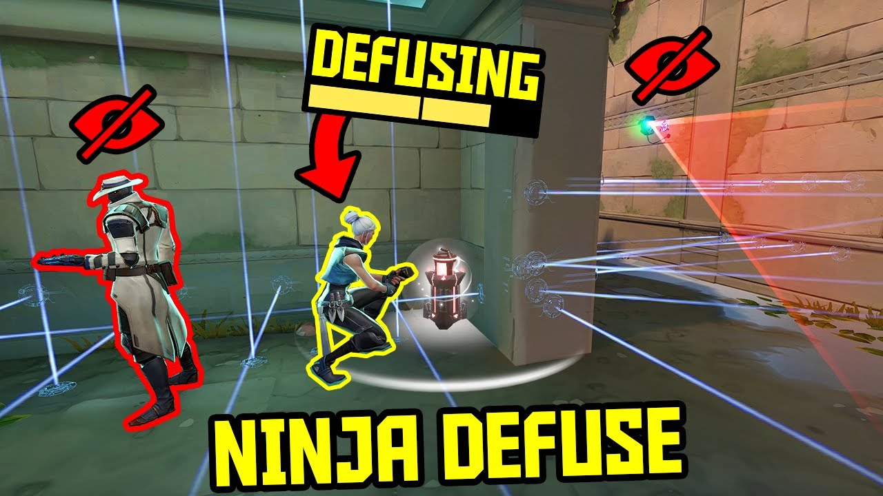THE MOST INTENSE NINJA DEFUSES IN VALORANT - YouTube