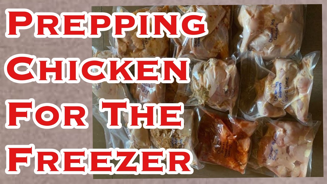 Freezer Prepping Chicken | 12 meals Prepped in under 30 minutes - YouTube