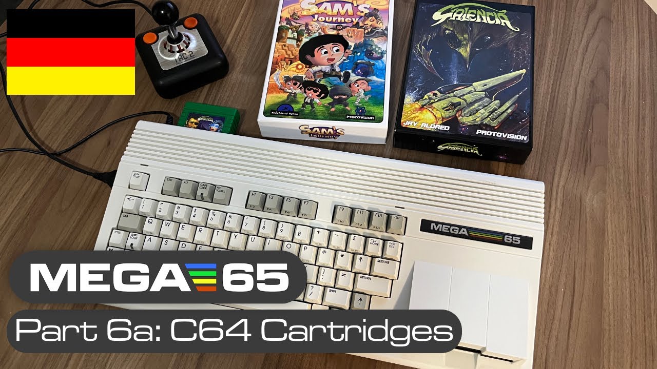 🇩🇪 #MEGA65: Part 6a (C64 cartridges) [TCE #0139] - YouTube