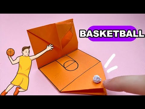 BASKETBALL MINI TOY I Easy origami pop it toy - YouTube