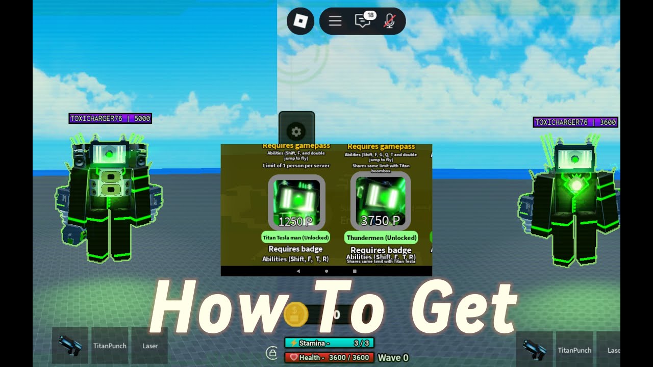 How To Get Titan Tesla Man And Thunder Man In Superbox siege defense ...