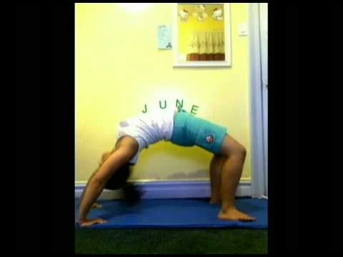 Gymnastic move:The Bridge - YouTube