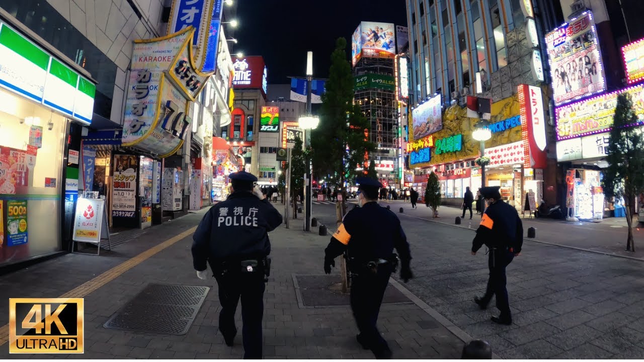 Most dangerous zone in Tokyo, Shinjuku | Walk Japan, 2021 Feb - YouTube