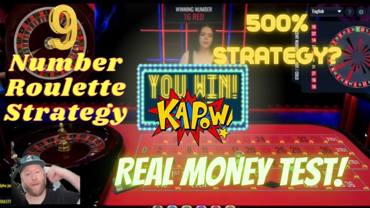9 Number Roulette Strategy - Real Money Test - YouTube