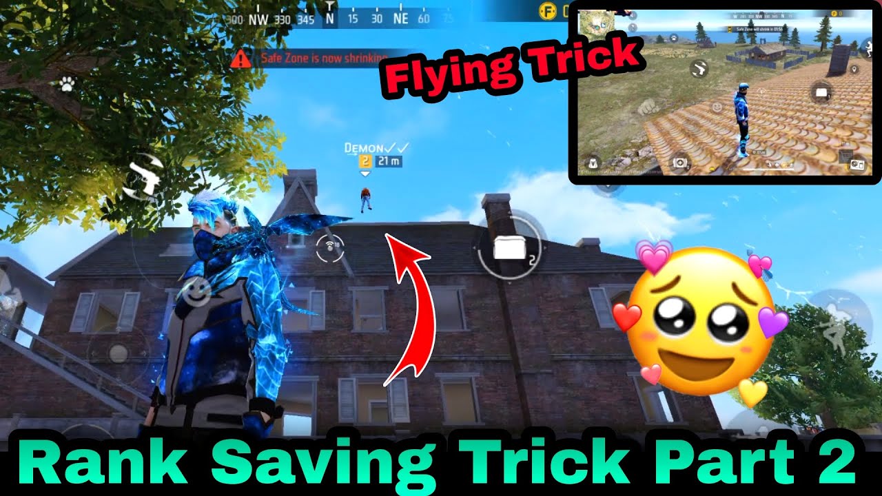 FF Rank Life Saving Trick & Glitch💎😍 | Free Fire Br Rank Pushing Trick ...