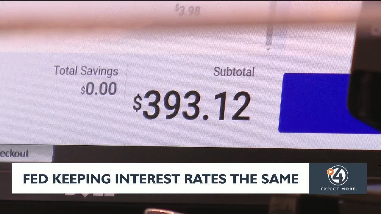 Fed keeping interest rates the same - YouTube
