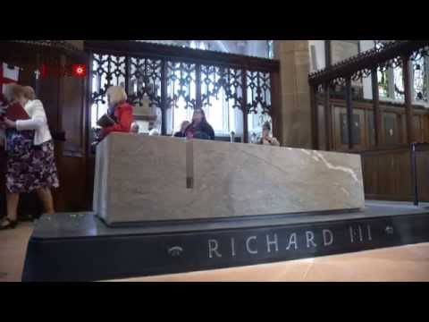 Tomb of Richard III Revealed at Special Service - YouTube