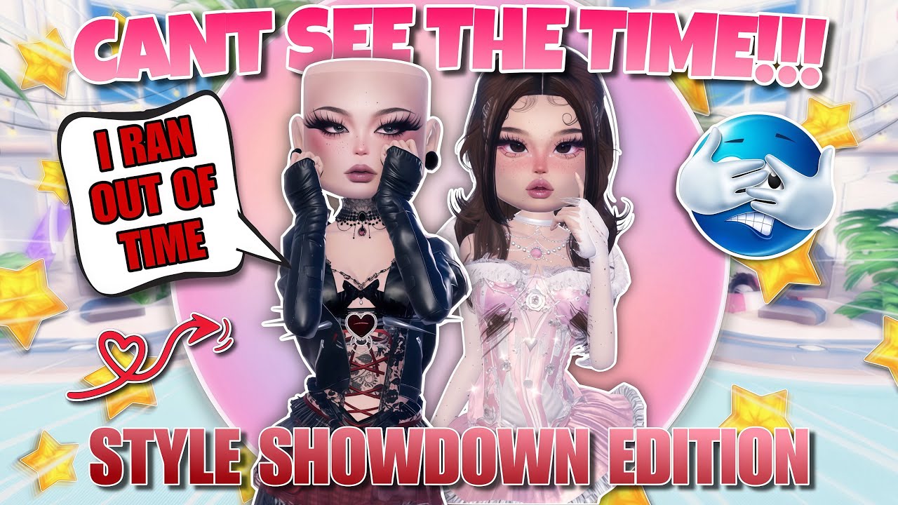 Playing *STYLE SHOWDOWN* But I CANT See *THE TIME* (ROBLOX) - YouTube