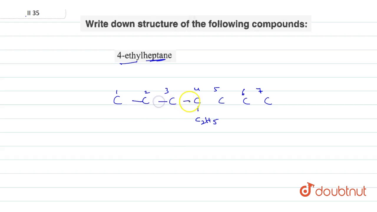 4-ethylheptane - YouTube