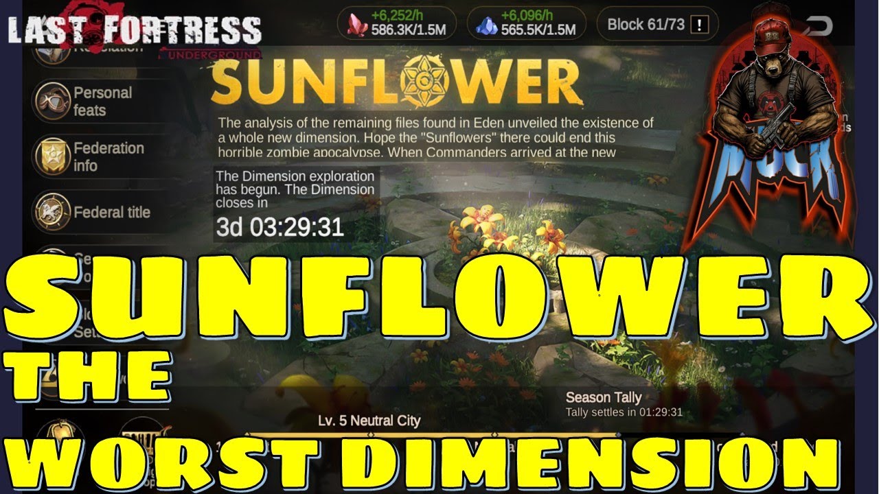 Last Fortress: Underground - Sunflower The worst Dimension - YouTube
