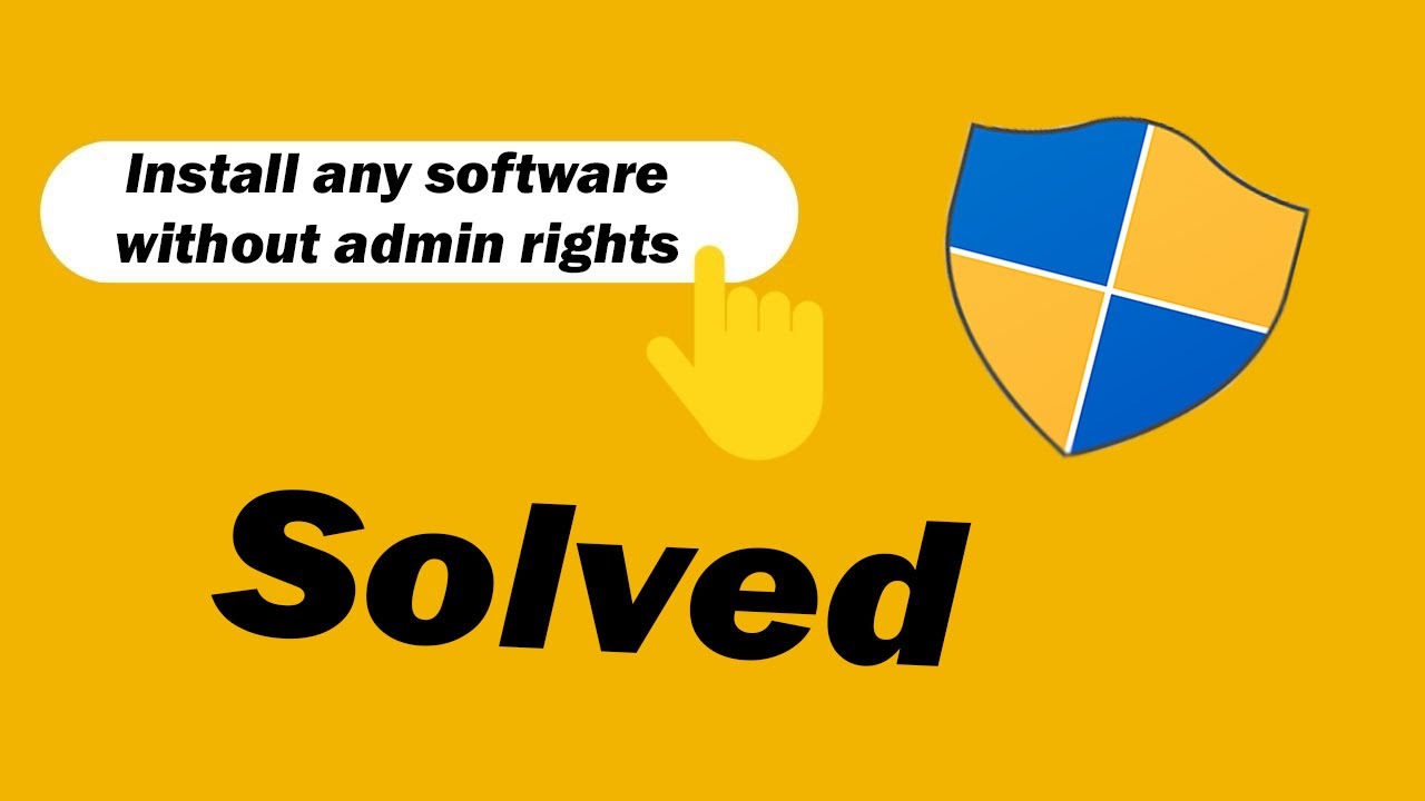 Install Any Software Without Admin Rights YouTube install-any-software-without-admin-rights-youtube