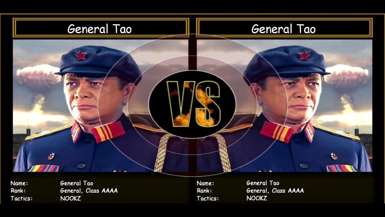 General Tao VS General Tao - Shockwave Chaos Mod - Challenge - C&C ...